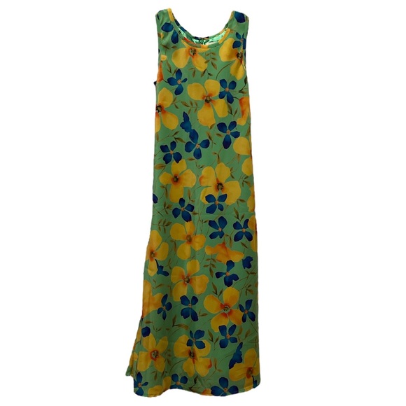 Copper Key | Dresses | Copper Key Tropical Floral Sleeveless Shift Long ...